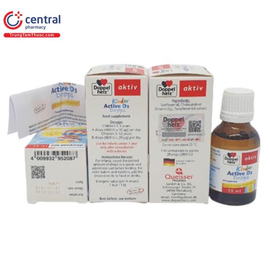 [CHÍNH HÃNG] Thuốc Kinder Active D3 Drops bổ sung Vitamin D