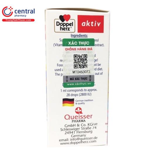 [CHÍNH HÃNG] Thuốc Kinder Active D3 Drops bổ sung Vitamin D