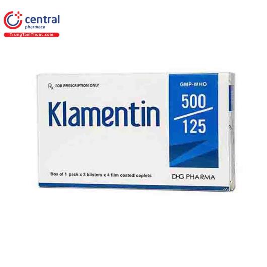 [CHÍNH HÃNG] Thuốc Klamentin 500/125 - Giải pháp điều trị nhiễm khuẩn