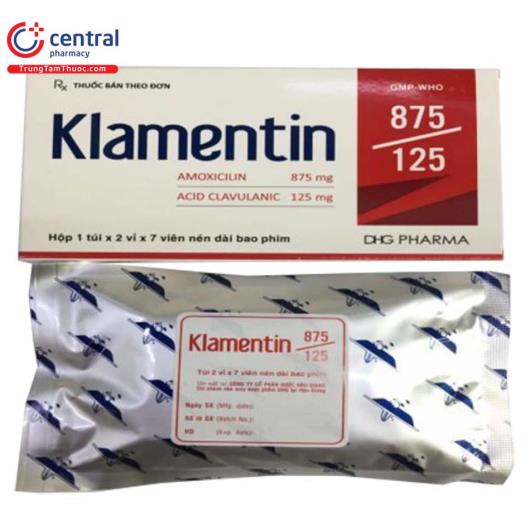 Thuốc Klamentin 875/125: tác dụng, cách dùng và giá bán