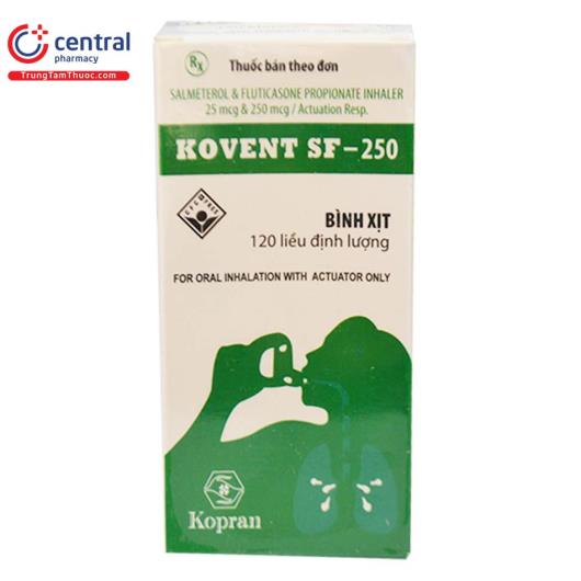 Thuốc Kovent SF - 250 Inhaler - Thuốc điều trị nghẽn đường hô hấp