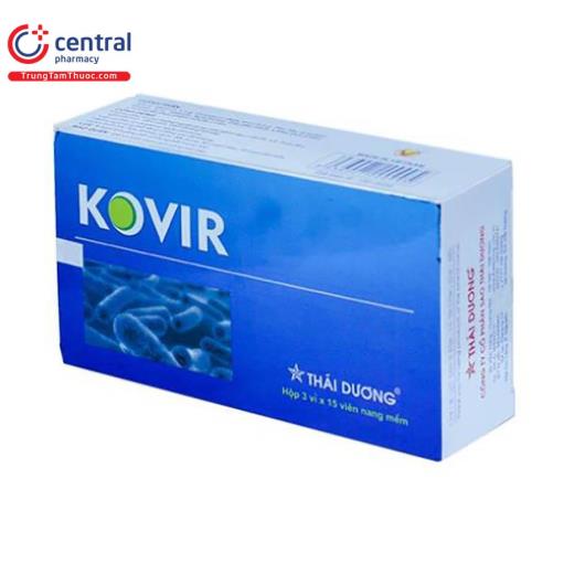 [CHÍNH HÃNG]Thuốc tăng đề kháng Kovir (viên nang mềm): chỉ định, giá