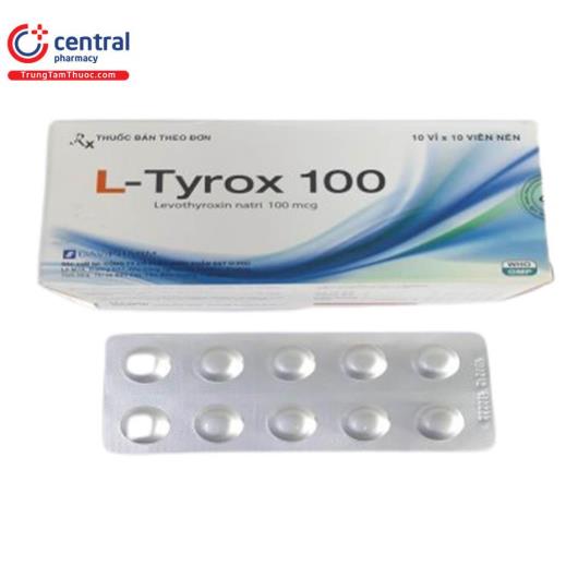 [CHÍNH HÃNG] Thuốc L-Tyrox 100 - Điều trị các hội chứng suy giáp