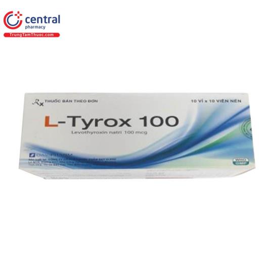 [CHÍNH HÃNG] Thuốc L-Tyrox 100 - Điều trị các hội chứng suy giáp