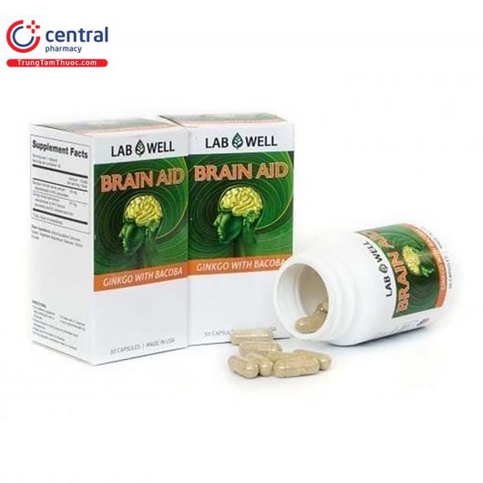 [CHÍNH HÃNG] Thuốc Lab Well Brain Aid hỗ trợ giảm chóng mặt, nhức đầu