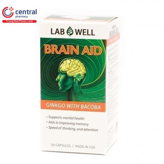 [CHÍNH HÃNG] Thuốc Lab Well Brain Aid hỗ trợ giảm chóng mặt, nhức đầu