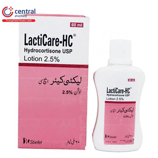 Thuốc LactiCare-HC 2.5% 60ml - Lotion điều trị các bệnh lý về da
