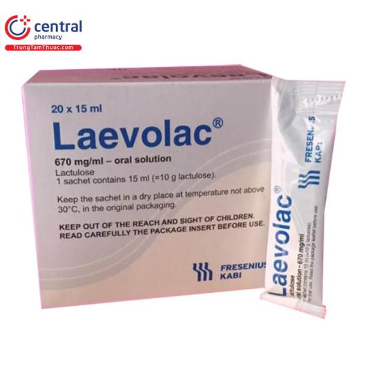 Thuốc Laevolac 670mg/ml điều trị táo bón: cách dùng và giá bán
