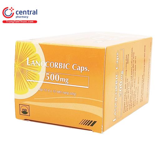 Thuốc Lanocorbic Caps 500mg - Viên bổ sung vitamin C giá bao nhiêu?