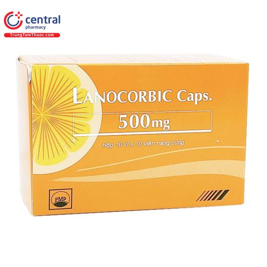 Thuốc Lanocorbic Caps 500mg - Viên bổ sung vitamin C giá bao nhiêu?