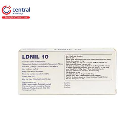 [CHÍNH HÃNG] Thuốc Ldnil 10 - Thuốc điều trị rối loạn mỡ máu
