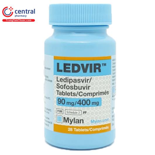 [CHÍNH HÃNG] Thuốc Ledvir 90mg/400mg điều trị viêm gan C