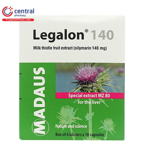 [CHÍNH HÃNG] Thuốc Legalon 140 bảo vệ tổn thương gan do rượu