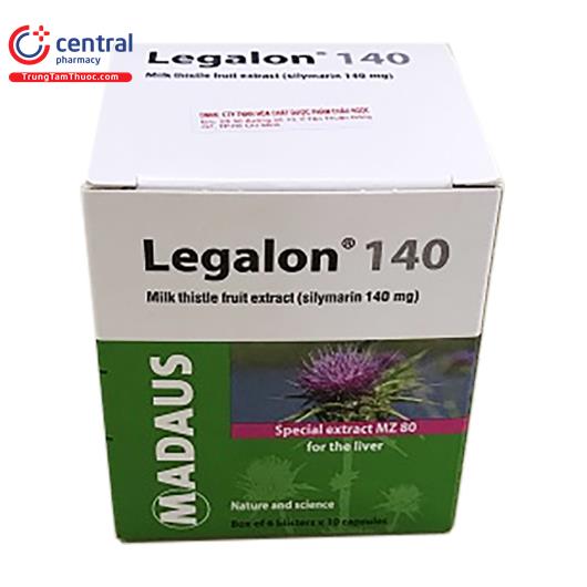 [CHÍNH HÃNG] Thuốc Legalon 140 bảo vệ tổn thương gan do rượu