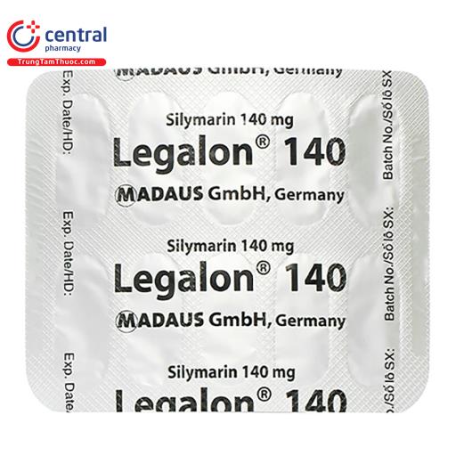 [CHÍNH HÃNG] Thuốc Legalon 140 bảo vệ tổn thương gan do rượu