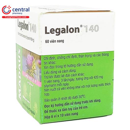 [CHÍNH HÃNG] Thuốc Legalon 140 bảo vệ tổn thương gan do rượu