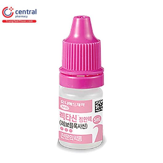 Thuốc Lectacin Opht.5ml - thuốc nhỏ mắt: tác dụng và cách dùng