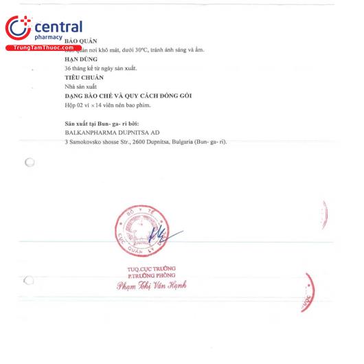 [CHÍNH HÃNG] Thuốc Lercatop 10mg - điều trị tăng huyết áp