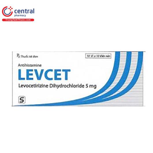 [CHÍNH HÃNG] Thuốc Levcet 5mg xóa tan nỗi lo quá mẫn, dị ứng