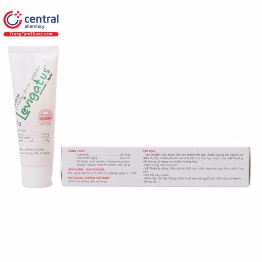 [CHÍNH HÃNG] Thuốc Levigatus 20g - Trị mụn trứng cá, vết thương nhỏ