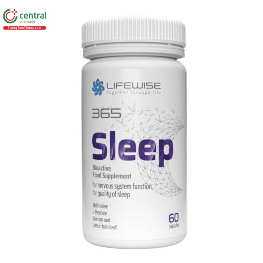 Thuốc Lifewise 365 Sleep - Hỗ trợ cải thiện giấc ngủ, giúp ngủ ngon