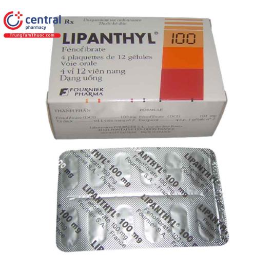 [CHÍNH HÃNG] Thuốc Lipanthyl 100 điều trị tăng Cholesterol