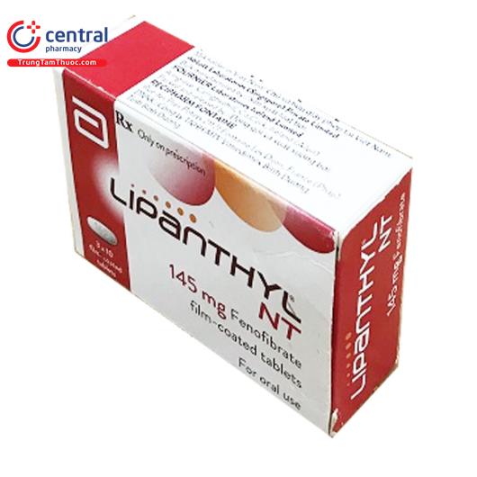 [CHÍNH HÃNG] Thuốc điều trị rối loạn lipid mỡ máu Lipanthyl NT 145mg