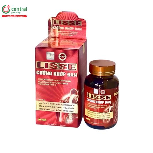 Lisse Cường Khớp Đan hỗ trợ khớp vận động linh hoạt, giảm đau mỏi khớp