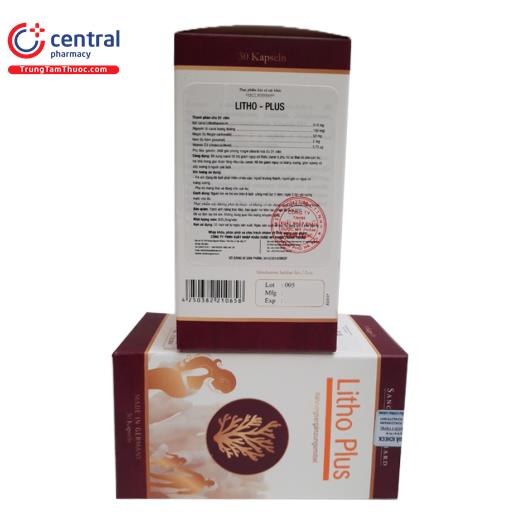 [CHÍNH HÃNG] Viên uống Litho Plus bổ sung canxi cho mẹ và bé