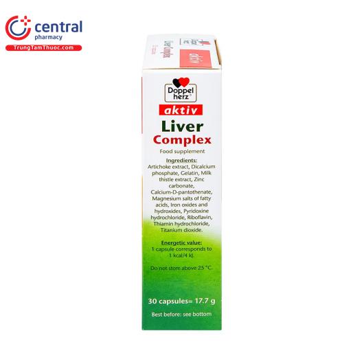[CHÍNH HÃNG] Thuốc Liver Complex Doppelherz tăng cường chức năng gan