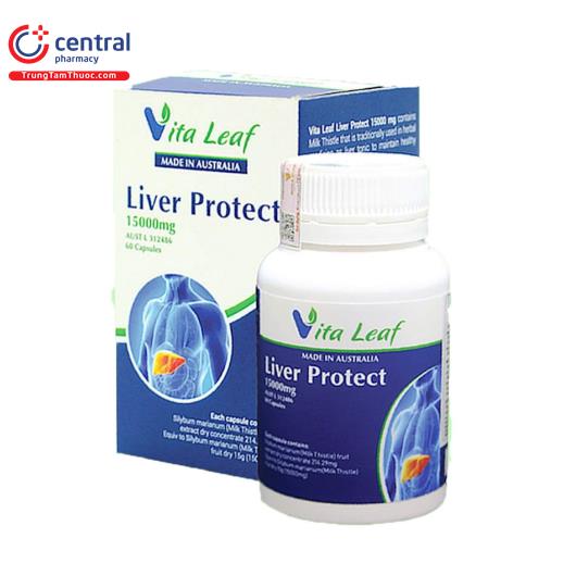 Thuốc giải độc gan Liver Protect 15000mg của Úc- bảo vệ tế bào gan