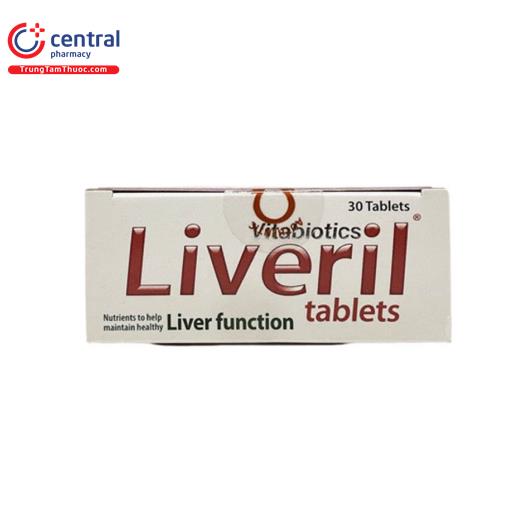 [CHÍNH HÃNG] Vitabiotics Liveril Tablets tăng cường chức năng gan
