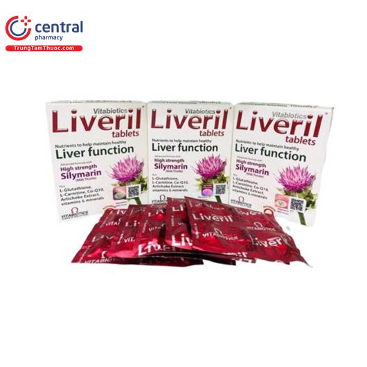 [CHÍNH HÃNG] Vitabiotics Liveril Tablets tăng cường chức năng gan