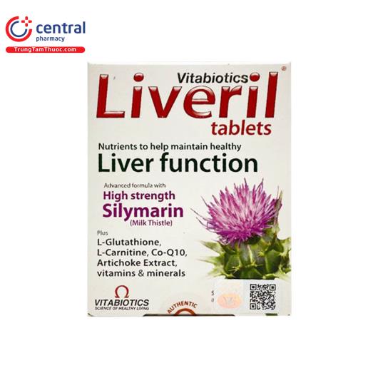 [CHÍNH HÃNG] Vitabiotics Liveril Tablets tăng cường chức năng gan
