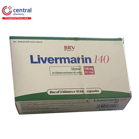 [CHÍNH HÃNG] Thuốc Livermarin 140mg điều trị hỗ trợ các bệnh về gan