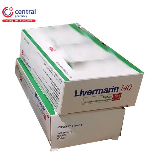 [CHÍNH HÃNG] Thuốc Livermarin 140mg điều trị hỗ trợ các bệnh về gan
