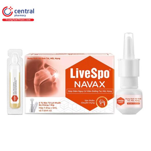 [CHÍNH HÃNG] Thuốc xịt Livespo Navax-liệu pháp cho viêm đường hô hấp