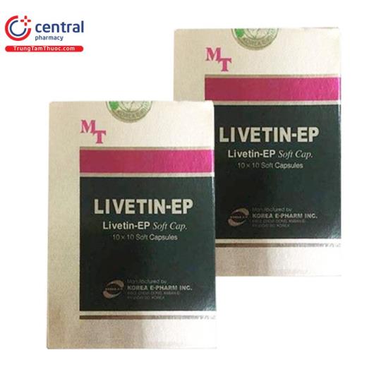 [CHÍNH HÃNG] Thuốc Livetin-EP giải pháp mát gan, giải độc gan