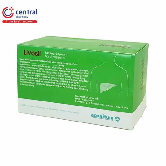 Thuốc Livosil 140mg- thuốc điều trị viêm gan, xơ gan