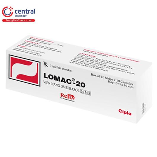 Thuốc Lomac-20 (Vỉ)- Giải pháp cho bệnh nhân loét dạ dày, tá tràng