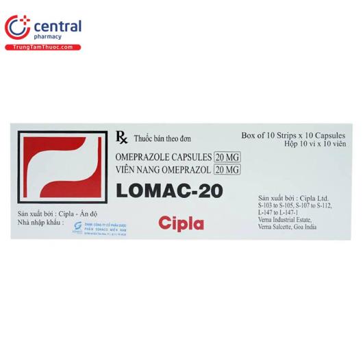 Thuốc Lomac-20 (Vỉ)- Giải pháp cho bệnh nhân loét dạ dày, tá tràng