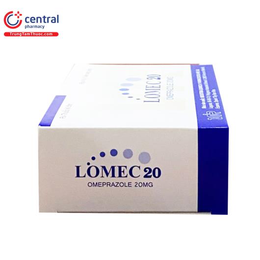 [CHÍNH HÃNG] Thuốc Lomec 20mg điều trị viêm loét dạ dày