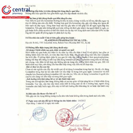 Thuốc Loral 10mg - Thuốc điều trị dị ứng hiệu quả