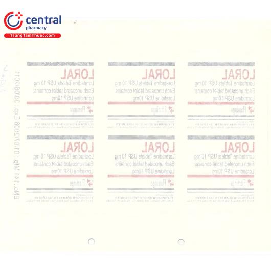 Thuốc Loral 10mg - Thuốc điều trị dị ứng hiệu quả
