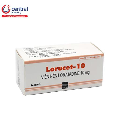 [CHÍNH HÃNG] Thuốc Lorucet-10 - Thuốc dùng trong viêm mũi dị ứng