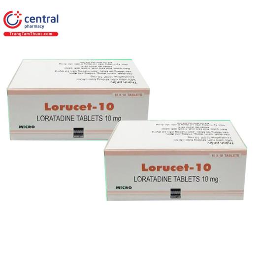 [CHÍNH HÃNG] Thuốc Lorucet-10 - Thuốc dùng trong viêm mũi dị ứng