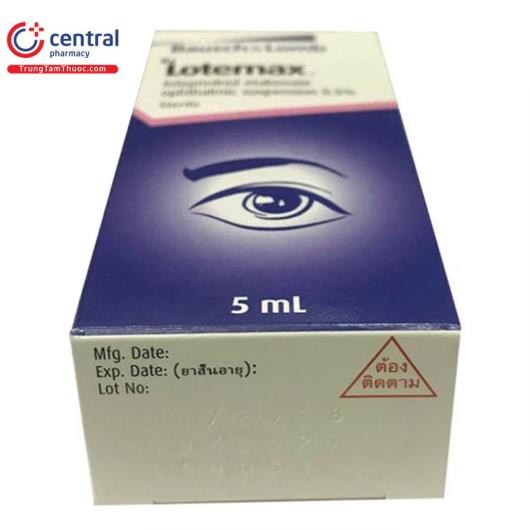 Thuốc Lotemax 0,5%: tác dụng, liều dùng và giá bán