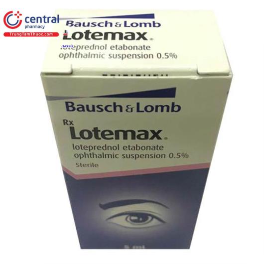 Thuốc Lotemax 0,5%: tác dụng, liều dùng và giá bán