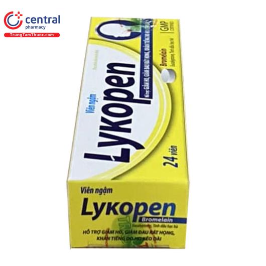 [CHÍNH HÃNG] Viêm ngậm Lykopen giảm ho, giảm đau rát họng