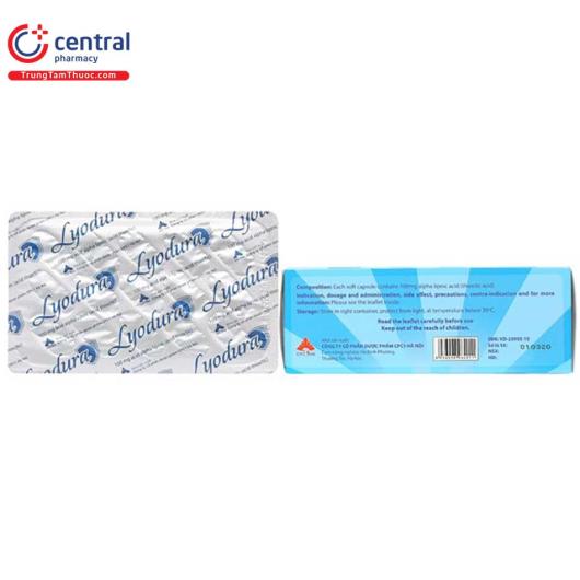 [CHÍNH HÃNG] Thuốc Lyodura điều trị và dự phòng xơ vữa động mạch